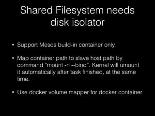 Introduction of mesos persistent storage | PDF
