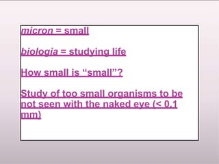 introduction, of microbiology, for DPT.. | PPTX