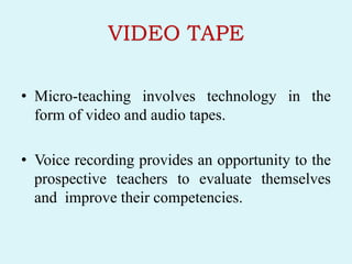 Introduction of micro teaching | PPTX | Workshops and Classes | Hobbies ...