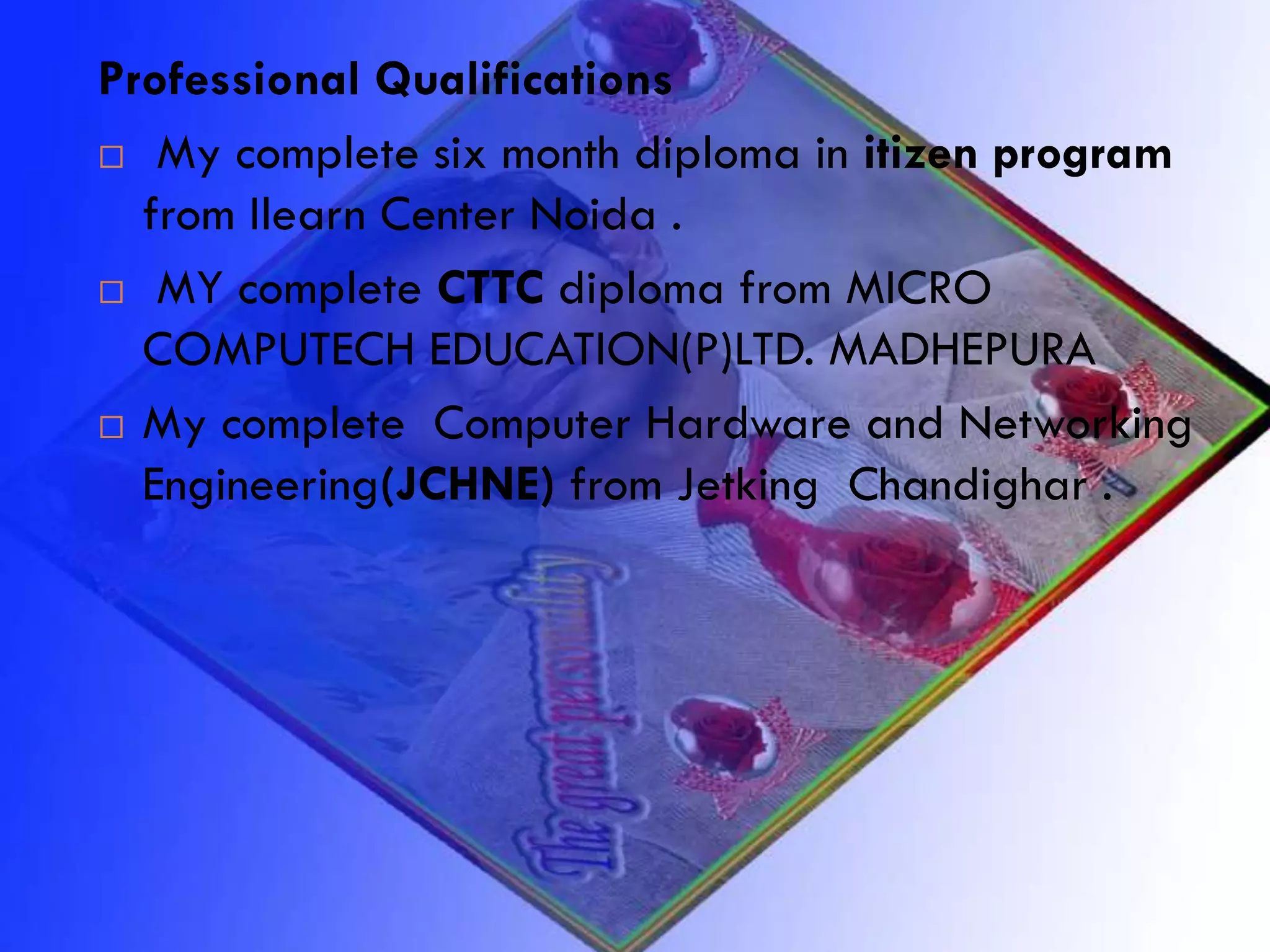 Introduction of mr.rahul kumar | PPTX