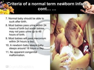 Introduction of newborns | PPTX