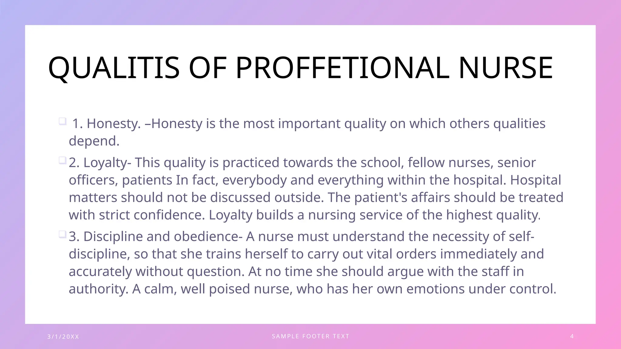 INTRODUCTION OF NURSING.pptx for professional | PPTX