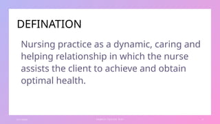 INTRODUCTION OF NURSING.pptx for professional | PPTX | Parenting Babies ...