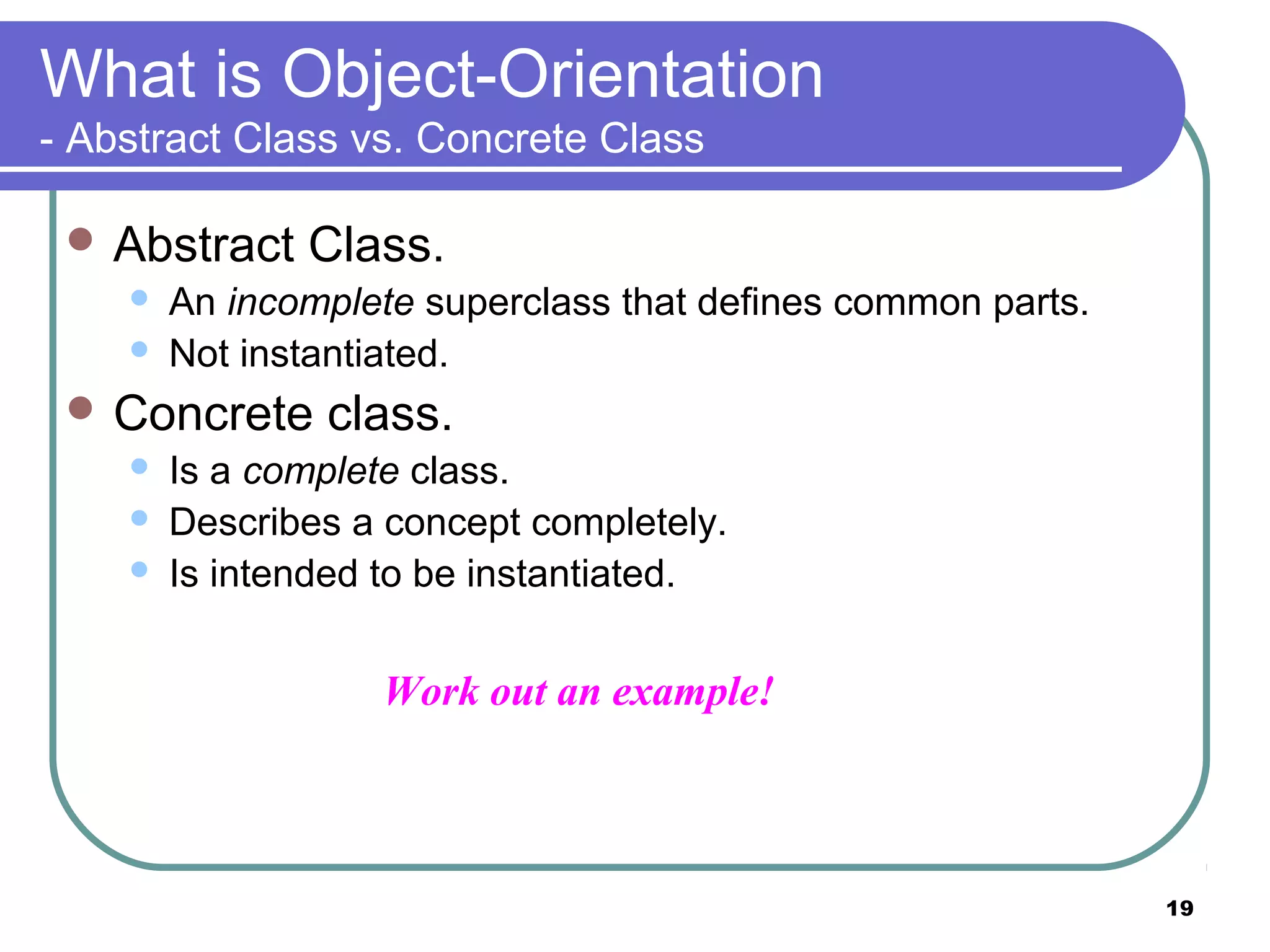 Introduction Of Object Oriented Analysis And Design By Sarmad Baloch Ppt Programming Languages
