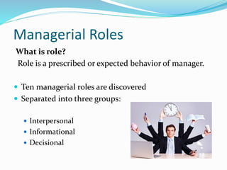 Introduction of OB, OB and managers roles | PPTX
