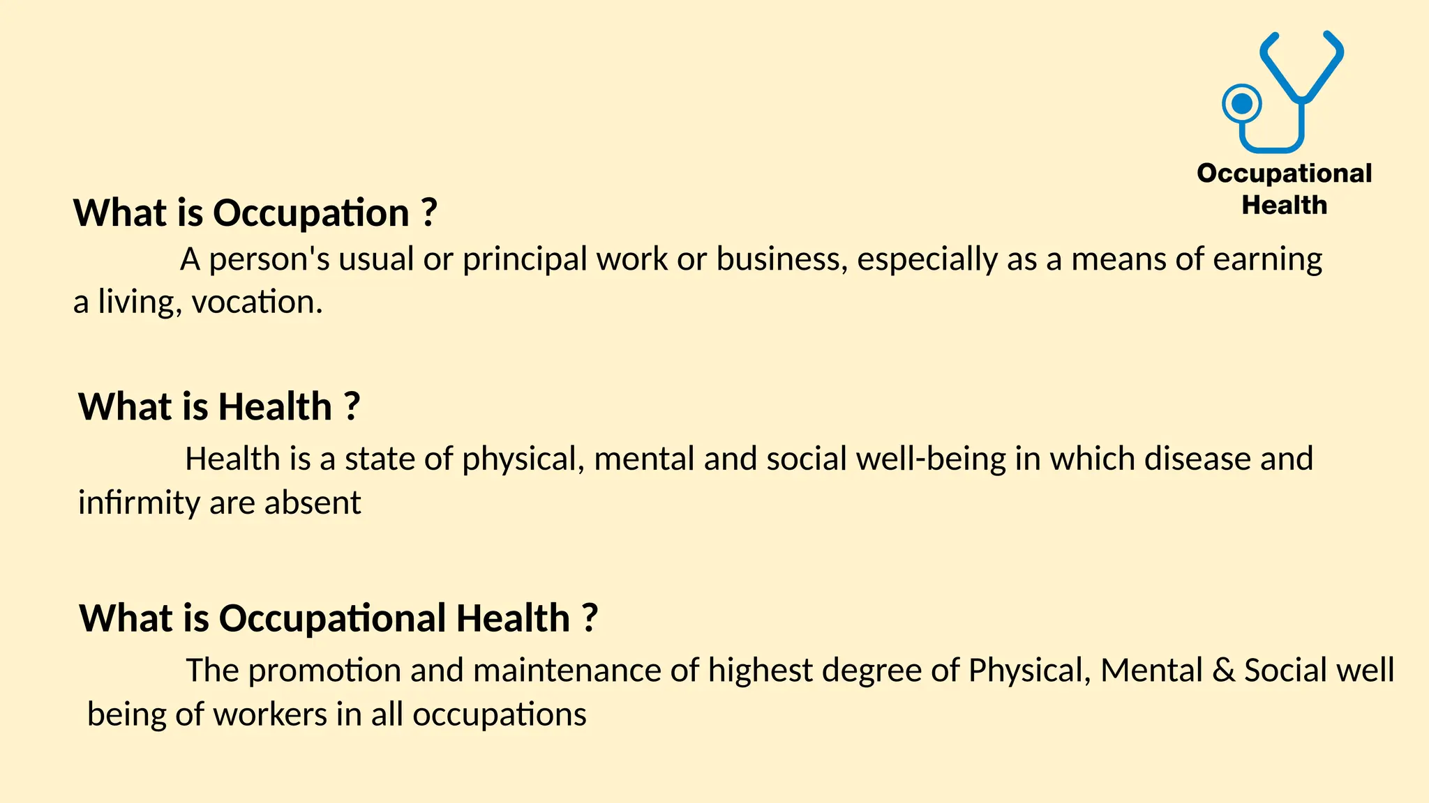 Introduction of Occupational Health & OHC.pptx