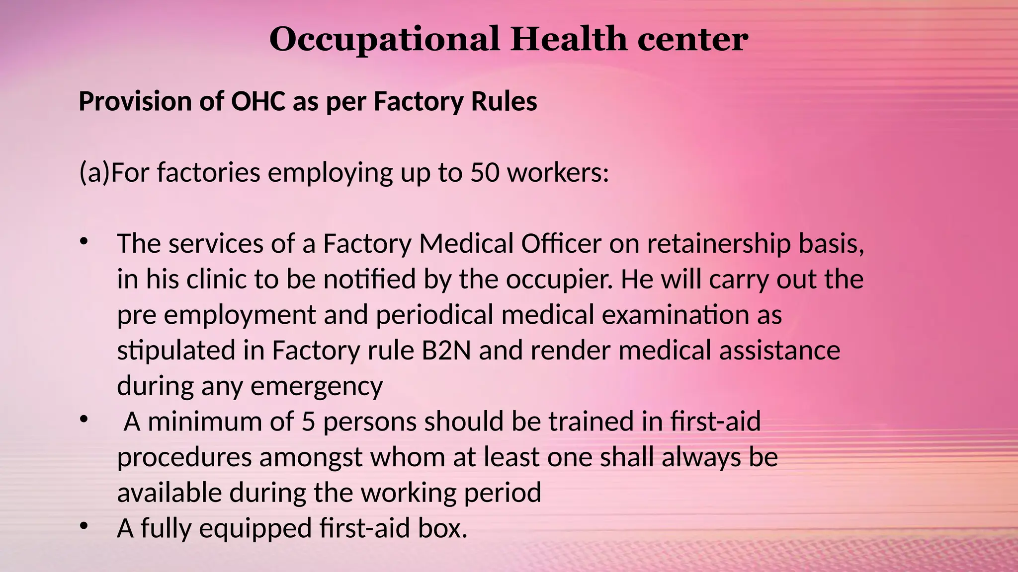 Introduction of Occupational Health & OHC.pptx