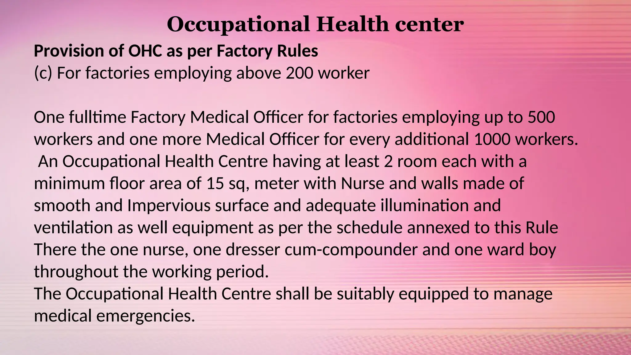 Introduction of Occupational Health & OHC.pptx