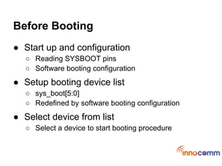 Introduction of omap4 booting sequence | PPT