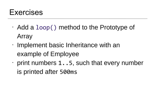 Introduction Of Object Oriented Javascript Odp