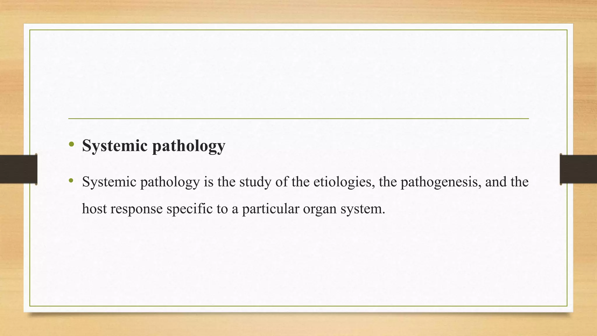 Introduction of pathology | PPTX