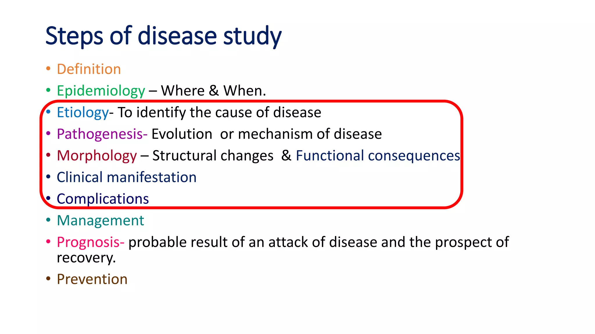 Introduction of pathology | PPTX