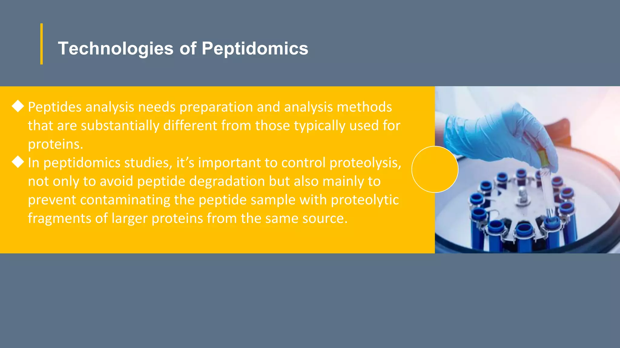 The Application and Methods for Peptidomics | PPTX | Endocrine and Metabolic Diseases | Diseases ...