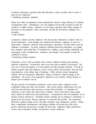 Introduction of performance appraisal | PDF