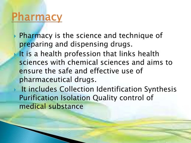 Introduction of pharmaceutics | PPTX | Pharmaceutical Industry | Industries