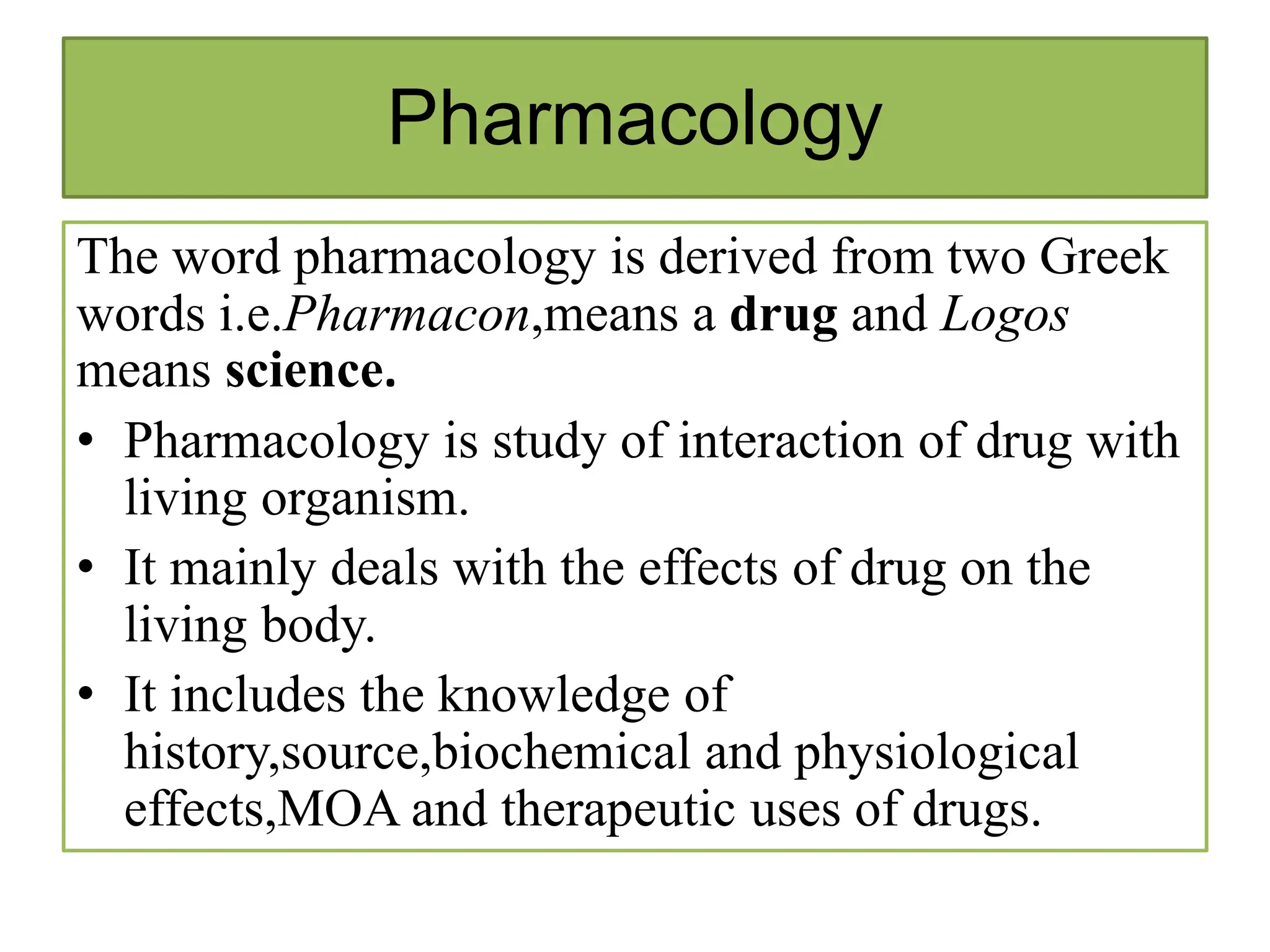 Introduction of General Pharmacology PPT.pptx