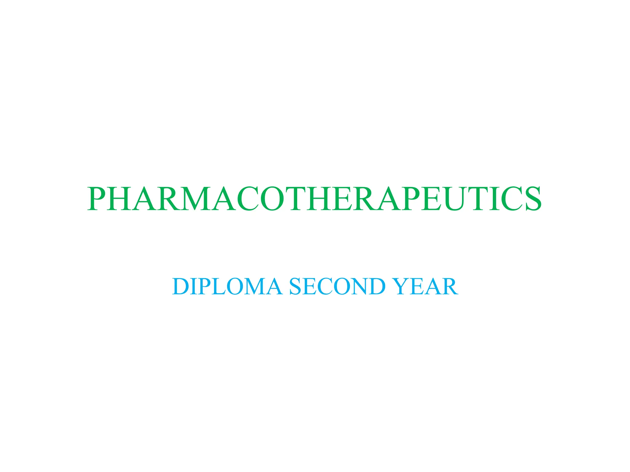 INTRODUCTION OF PHARMACOTHERAPEUTICS.ppt