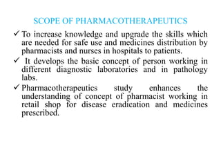 INTRODUCTION OF PHARMACOTHERAPEUTICS.ppt