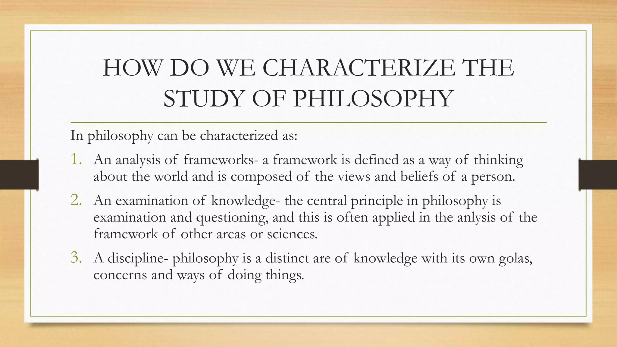Introduction of philosophy | PPT