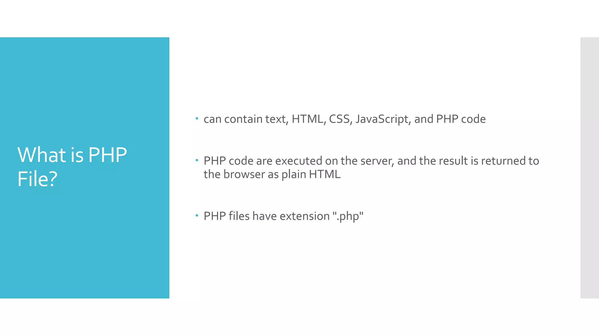 Introduction of PHP.pdf | Web Development | Internet