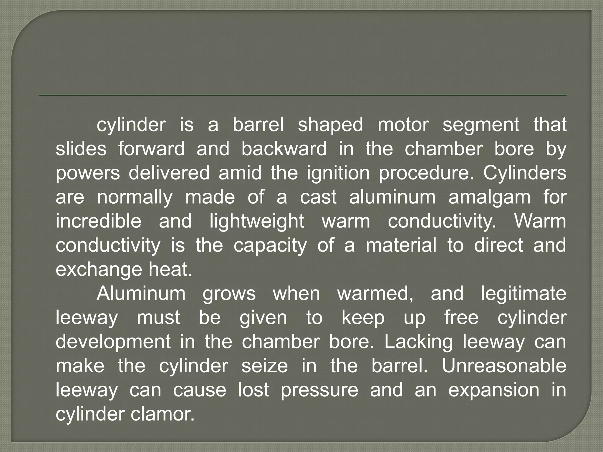 Introduction of piston and piston rings | PPTX