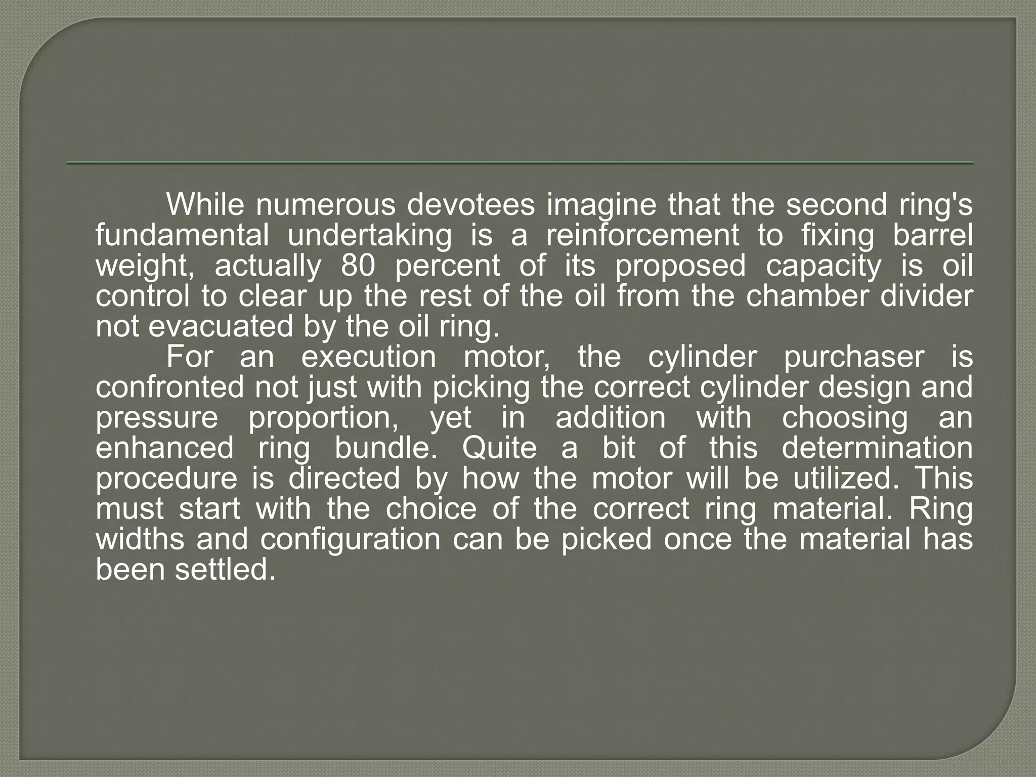 Introduction of piston and piston rings | PPTX