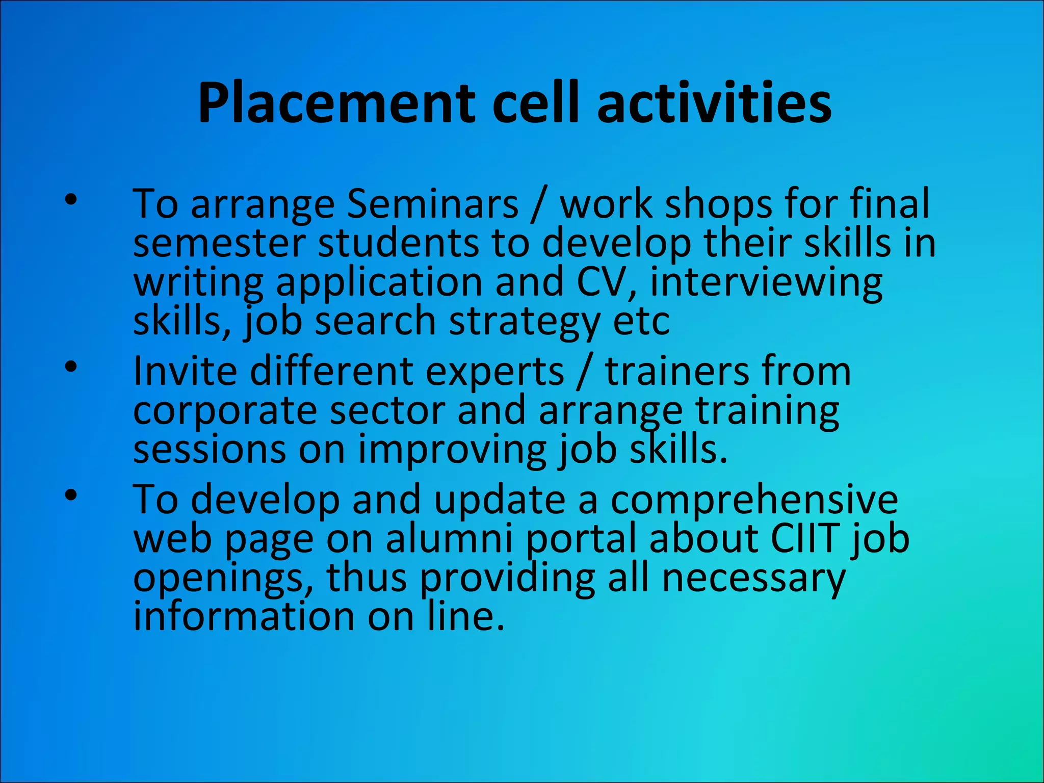 Introduction of placement cell | PPT