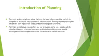 Planning, organising and staffing of management in college of Nursing ...