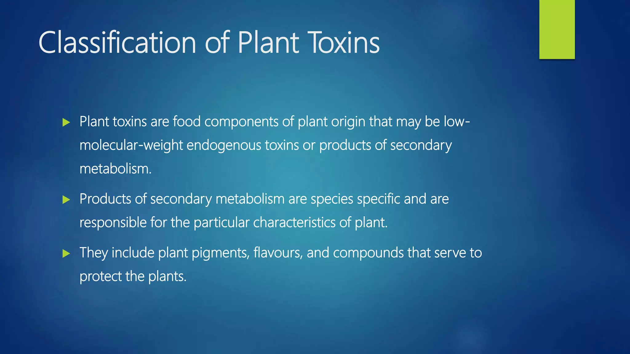 Introduction of plant toxicology | PPTX