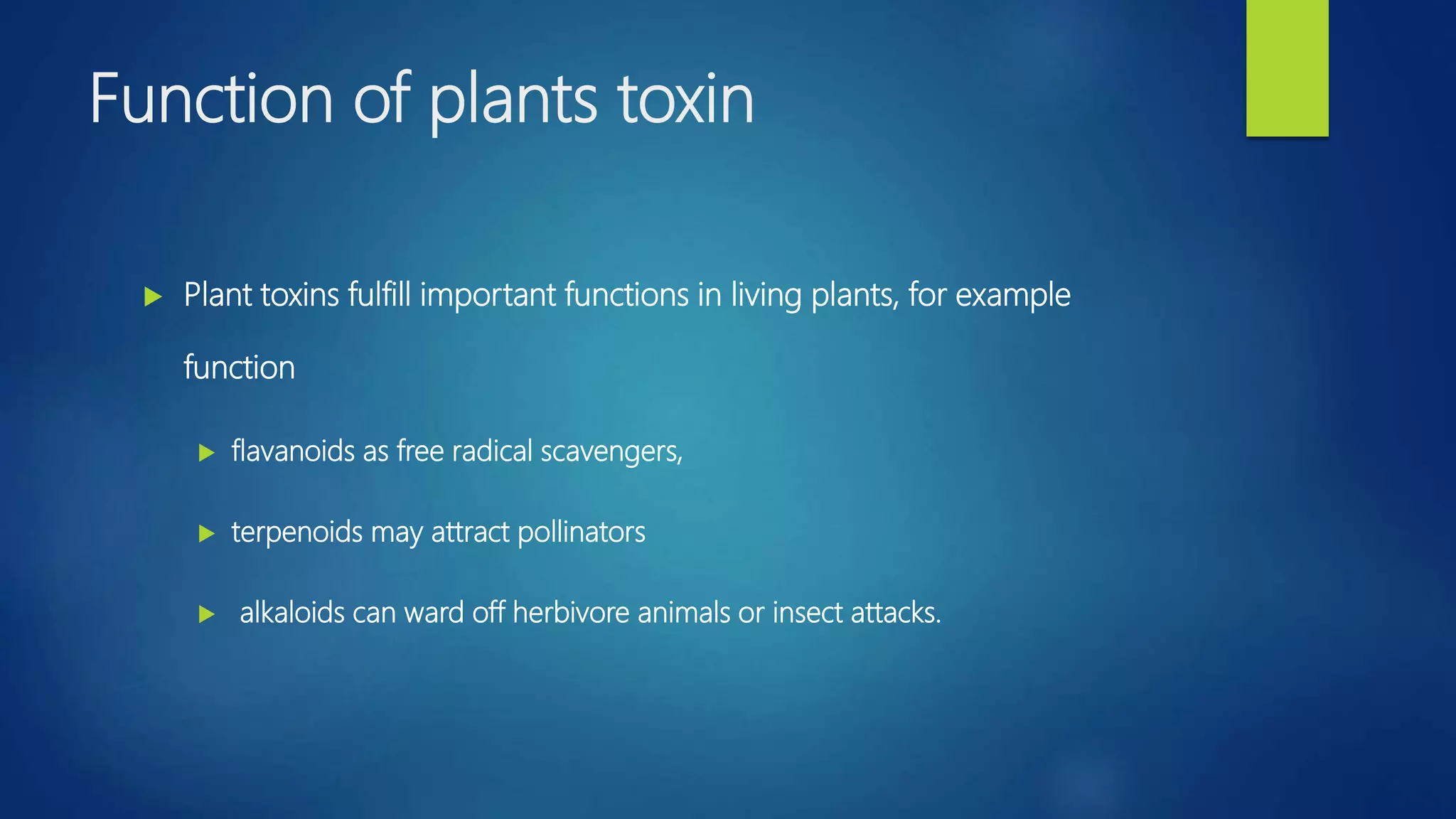 Introduction of plant toxicology | PPT