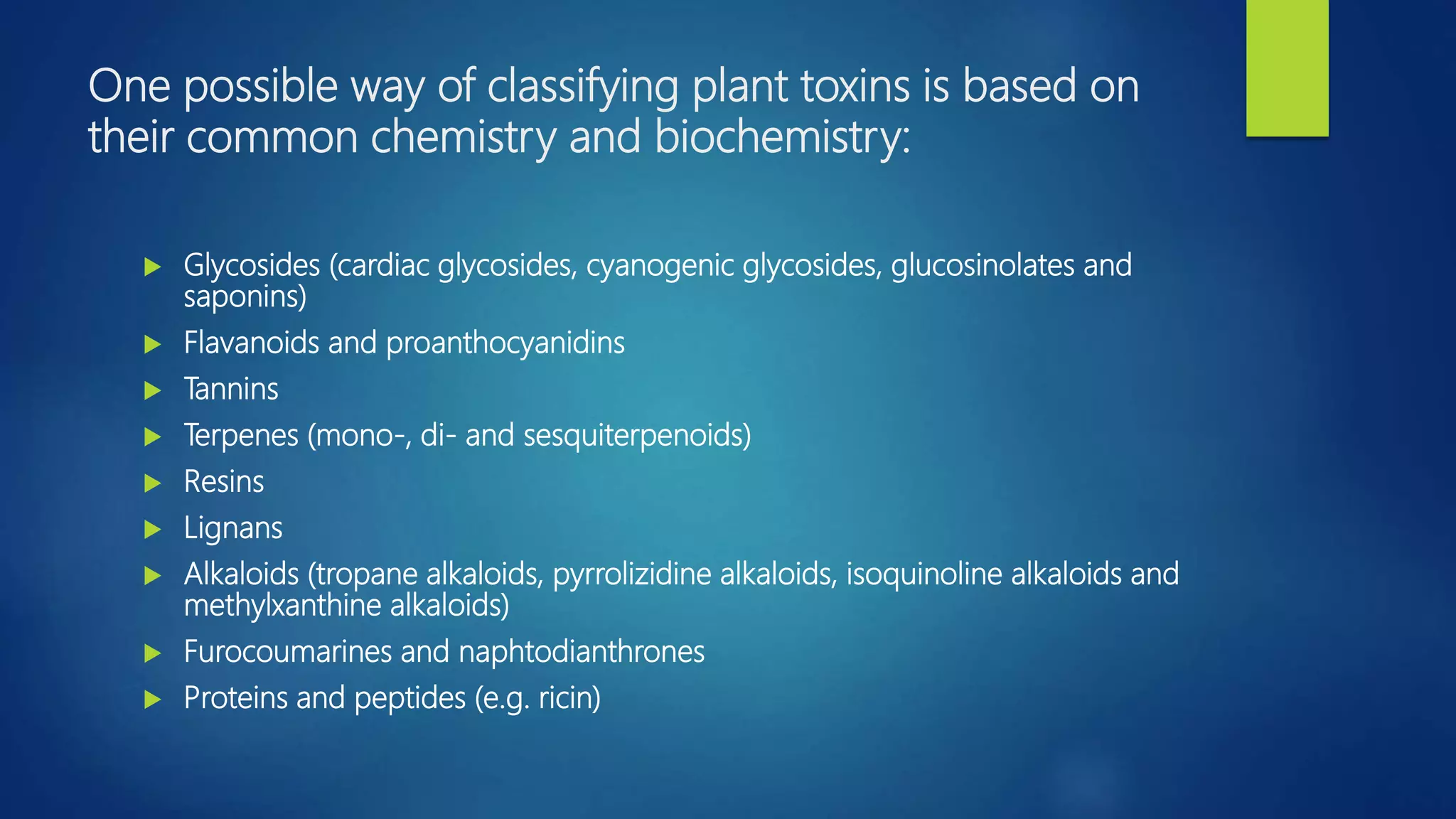 Introduction of plant toxicology | PPTX