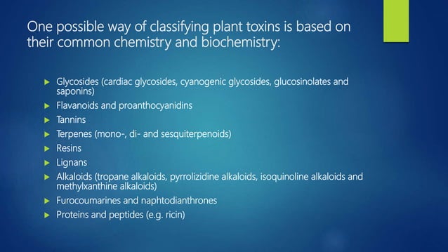 Introduction of plant toxicology | PPT