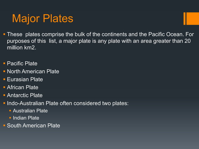 Introduction of Major Plate's of the Earth | PPTX | Geography | Science
