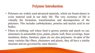 Introduction of Polymer | PPTX