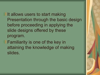 INTRODUCTION OF POWERPOINT AND ITS BENEFITS.ppt