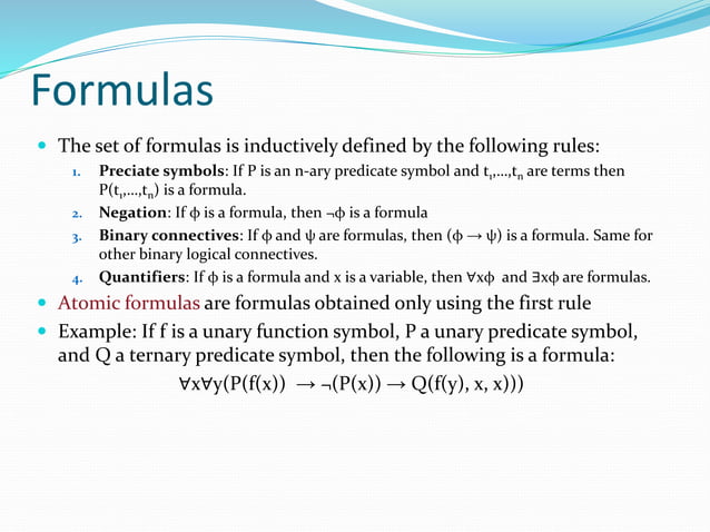 Introduction of predicate logics | PPTX