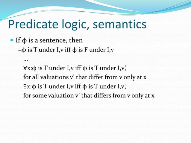 Introduction of predicate logics | PPTX