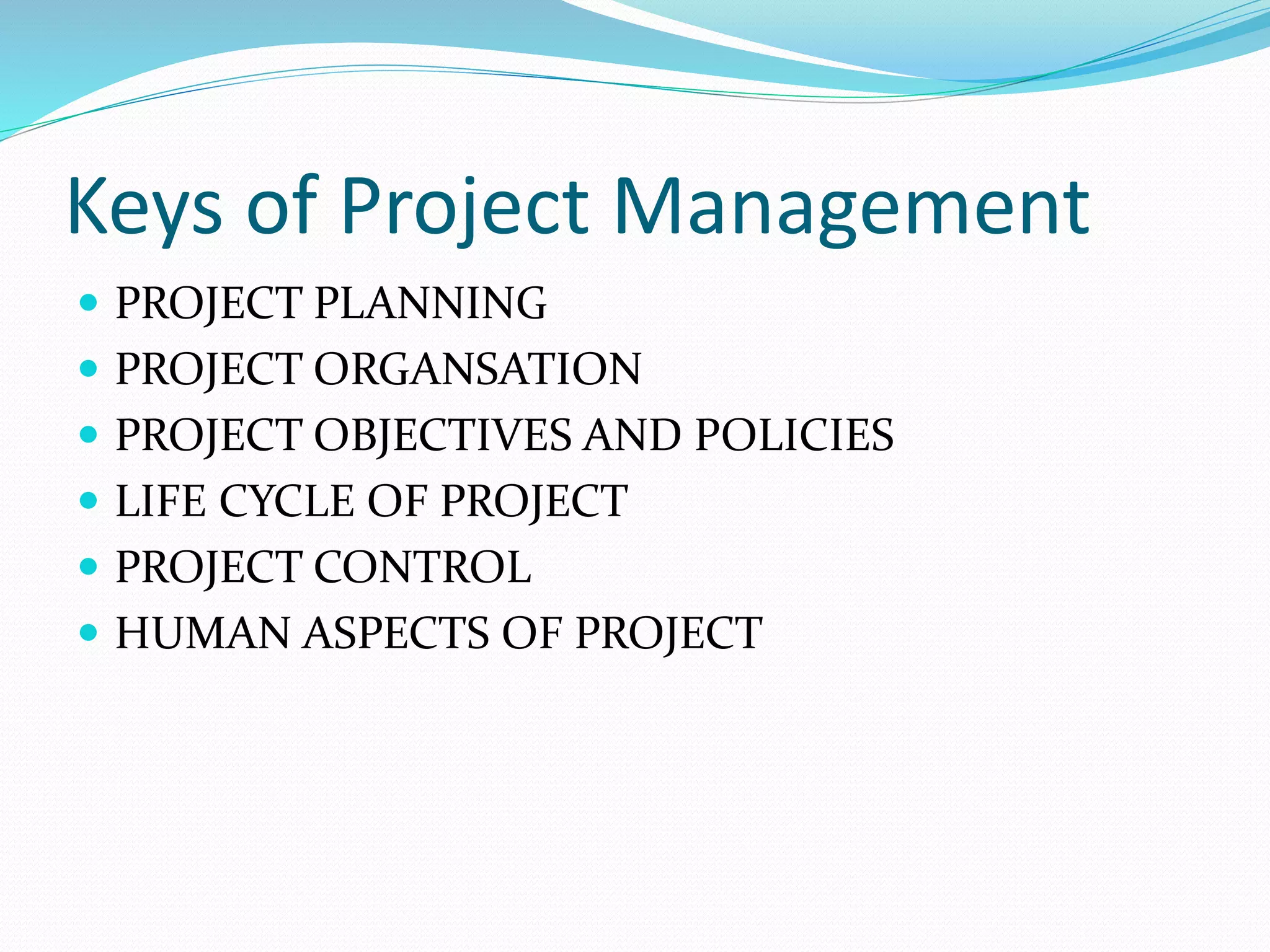 Introduction of project management | PPTX