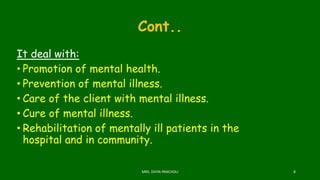 Introduction of psychiatry | PPTX