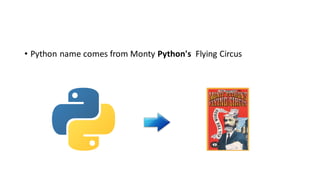 Introduction of python | PPT