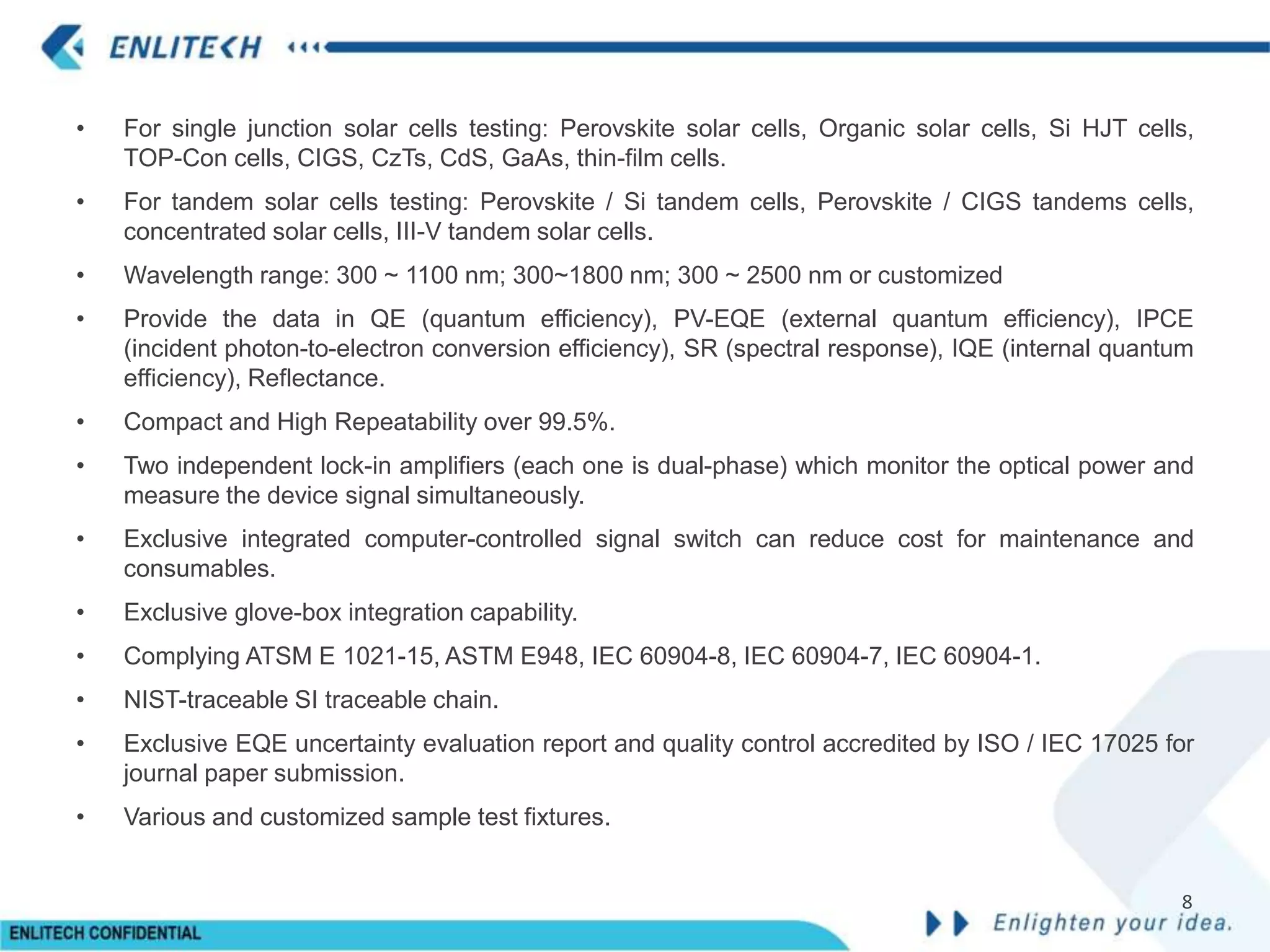 Introduction of QE-R Quantum Efficiency System | PPTX