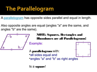 Introduction of Quadrilaterals | PPT