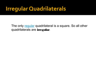 Introduction of Quadrilaterals | PPT