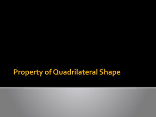 Introduction of Quadrilaterals | PPT