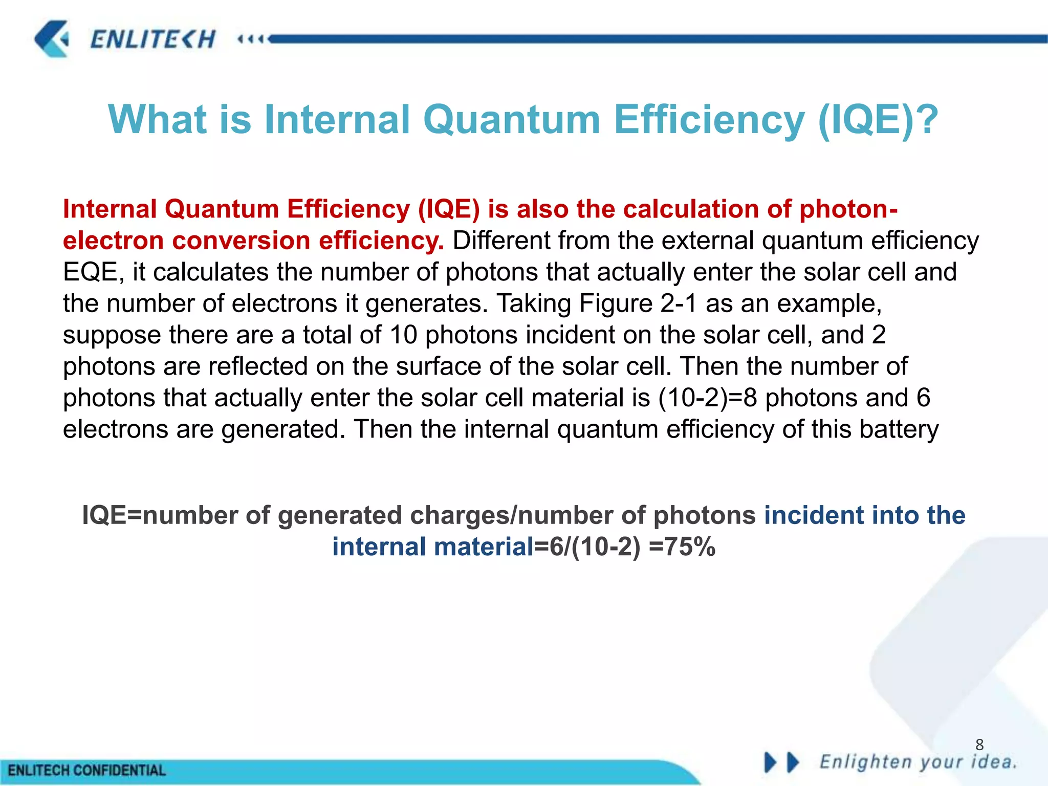 Introduction of Quantum Efficiency | PPTX