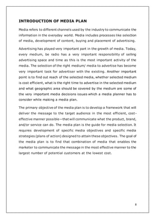 Media Planning & Strategy | PDF