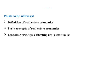 Introduction of real estate economics.pptx