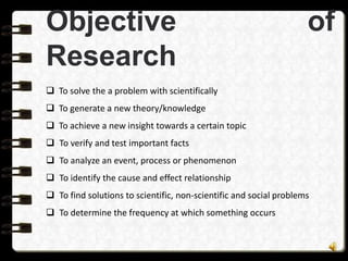 Introduction of research methodology | PPTX