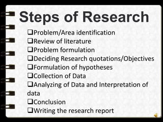 Introduction of research methodology | PPTX