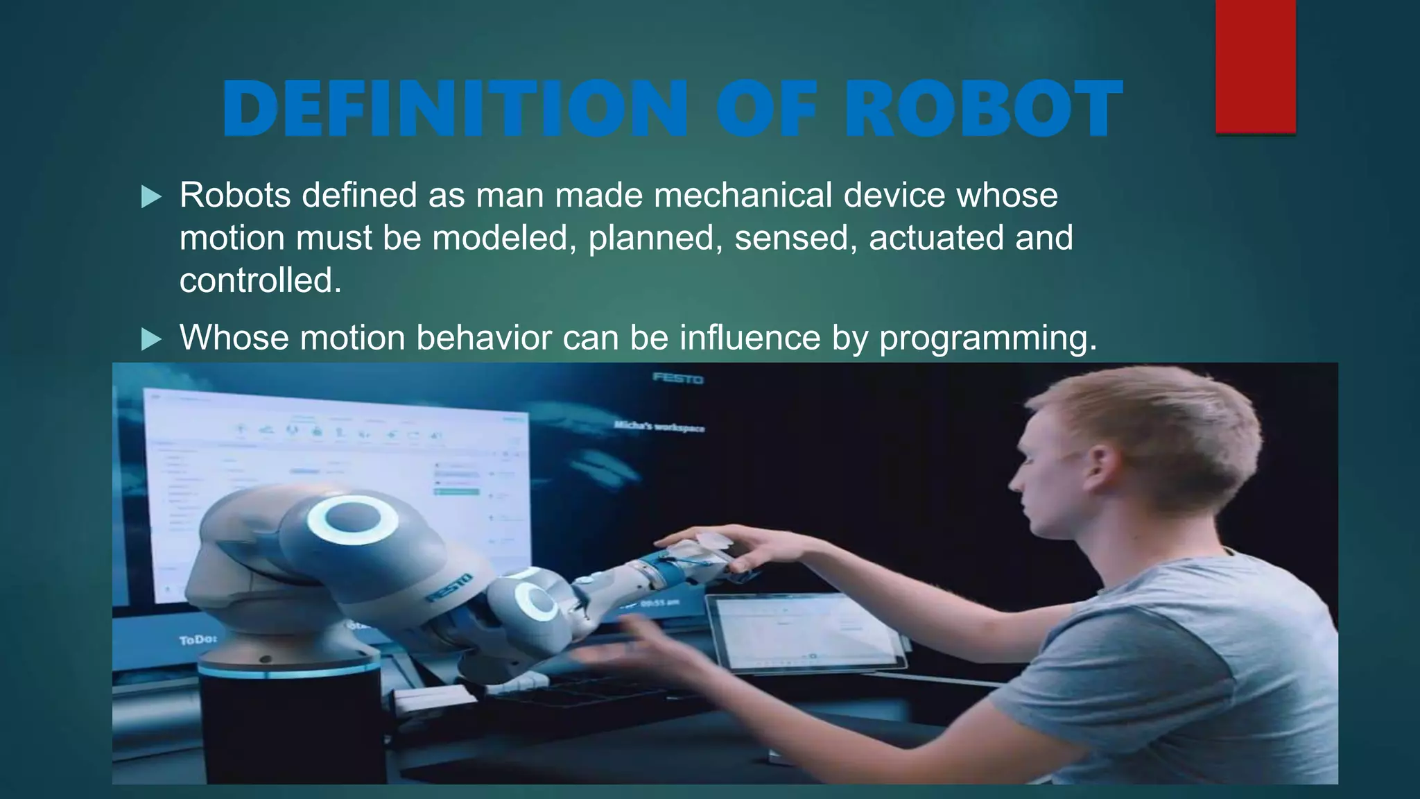 Development of Robotics in the World | PPTX | Robotics | Technology & Computing